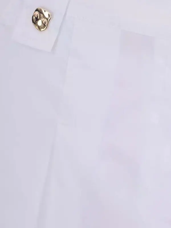 Liu Jo Button-detailed Pleated Shorts