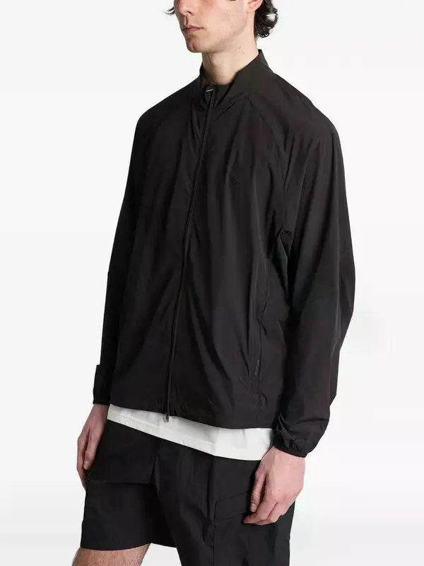 REPRESENT Logo-embroidered Raglan-sleeve Track Jacket - Black