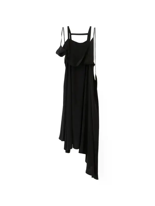 ALAINPAUL Asymmetric Draped Dress