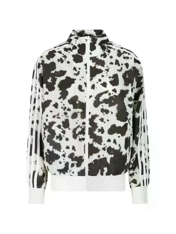 Adidas Animal-print Zip-up Sweatshirt