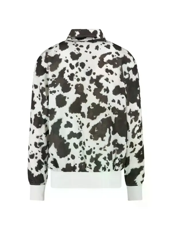 Adidas Animal-print Zip-up Sweatshirt