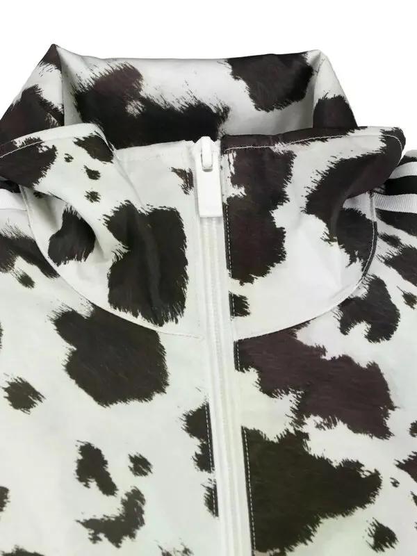 Adidas Animal-print Zip-up Sweatshirt