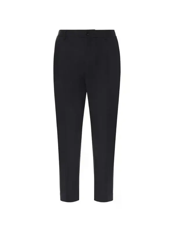 BE ABLE Pleated Pressed-crease Trousers