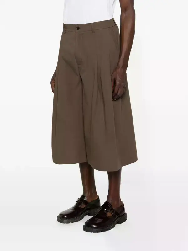 AMOMENTO Pleated Tailored Shorts