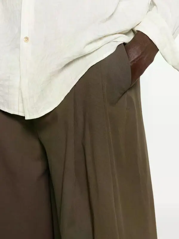 AMOMENTO Pleated Tailored Shorts