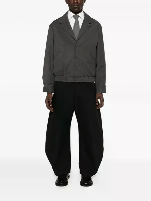 AMOMENTO Curved-seam Trousers