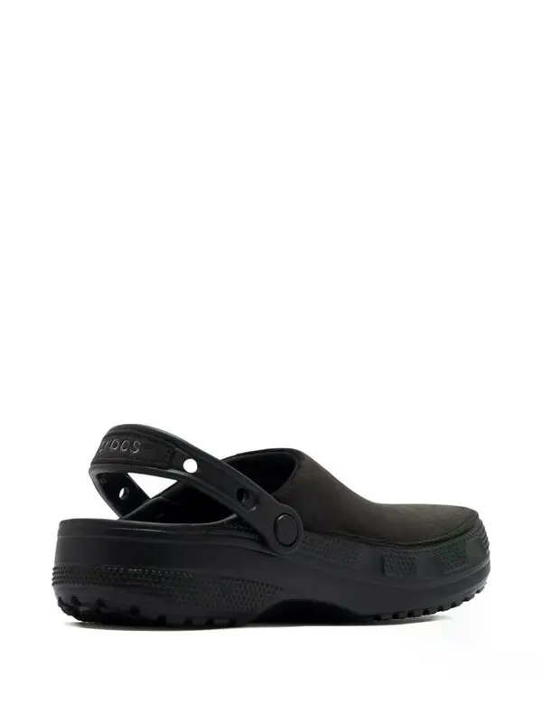 CROCS Logo Patch Slippers