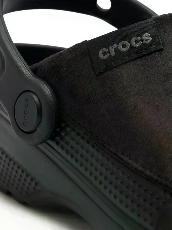 CROCS Logo Patch Slippers