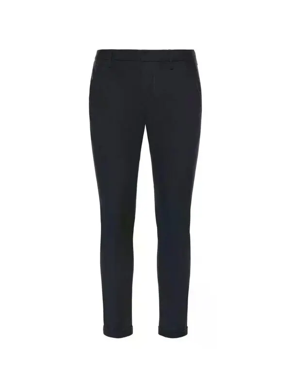 DONDUP Turn-up Hem Trousers - Blue