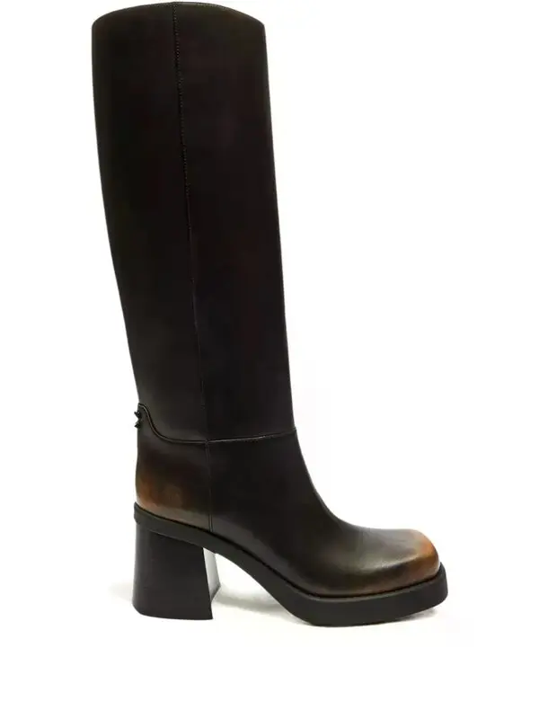 COACH 70mm Square-toe Block-heel Boots