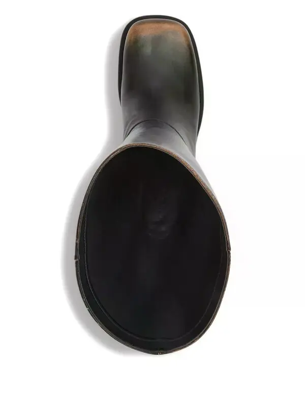 COACH 70mm Square-toe Block-heel Boots