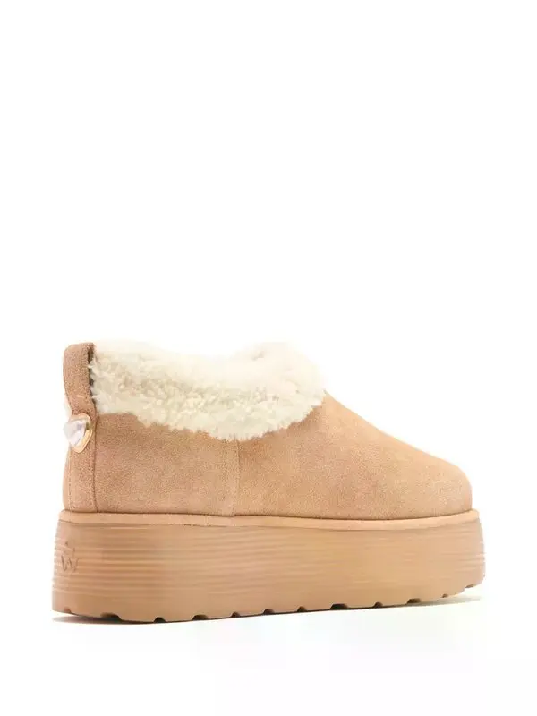 STUART WEITZMAN Shearling Platform Boots