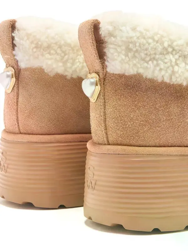 STUART WEITZMAN Shearling Platform Boots