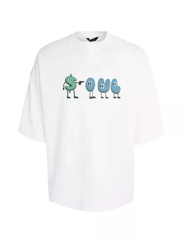 TEE LIBRARY Soul Vs $ Graphic-print T-shirt