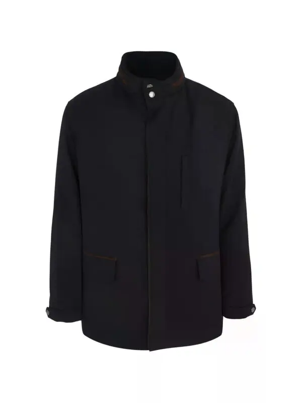 Luciano Barbera Techno High-neck Coat