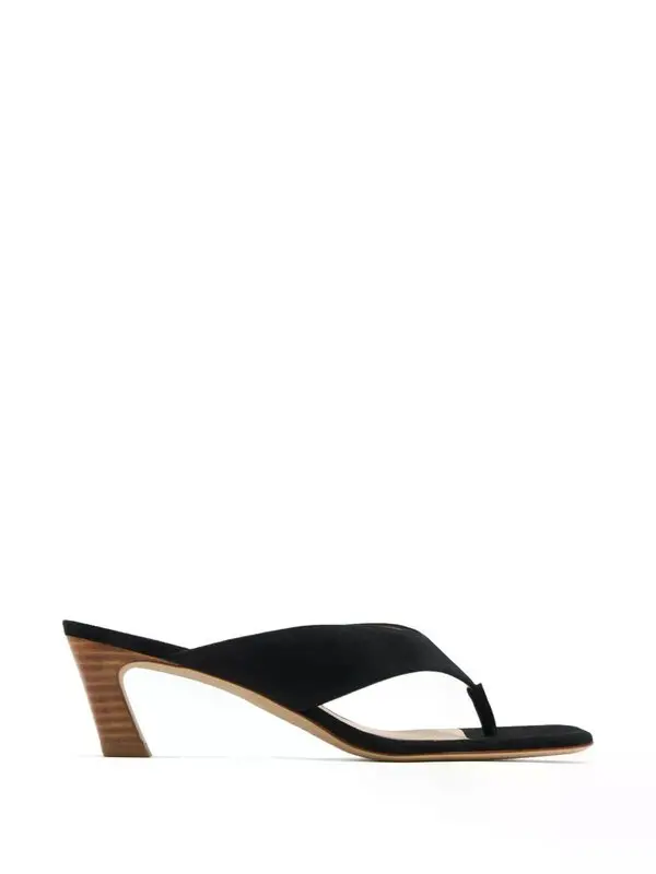 STUART WEITZMAN Stassi Suede Thong Sandals