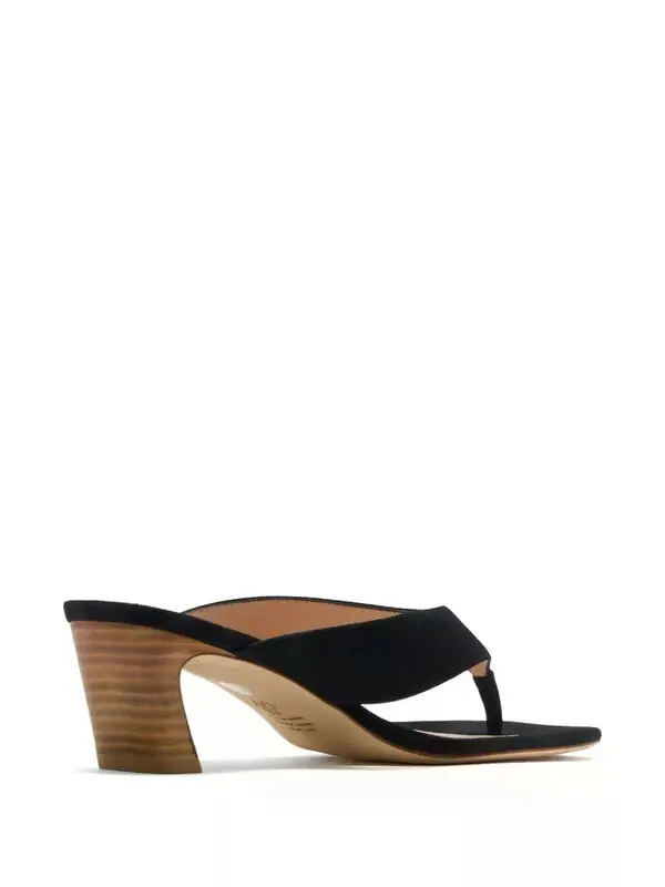 STUART WEITZMAN Stassi Suede Thong Sandals