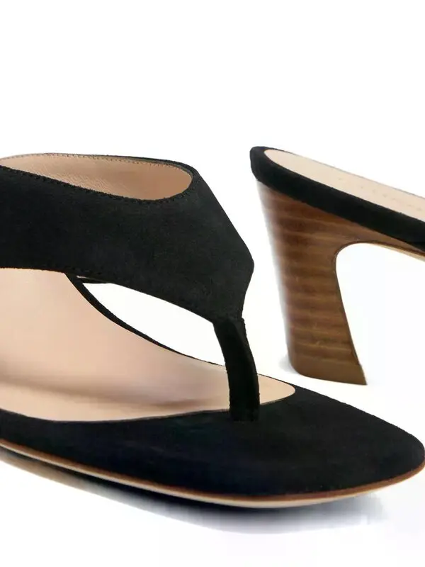 STUART WEITZMAN Stassi Suede Thong Sandals