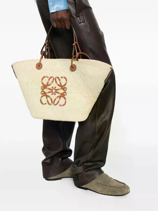 Loewe Anagram Logo Woven Tote