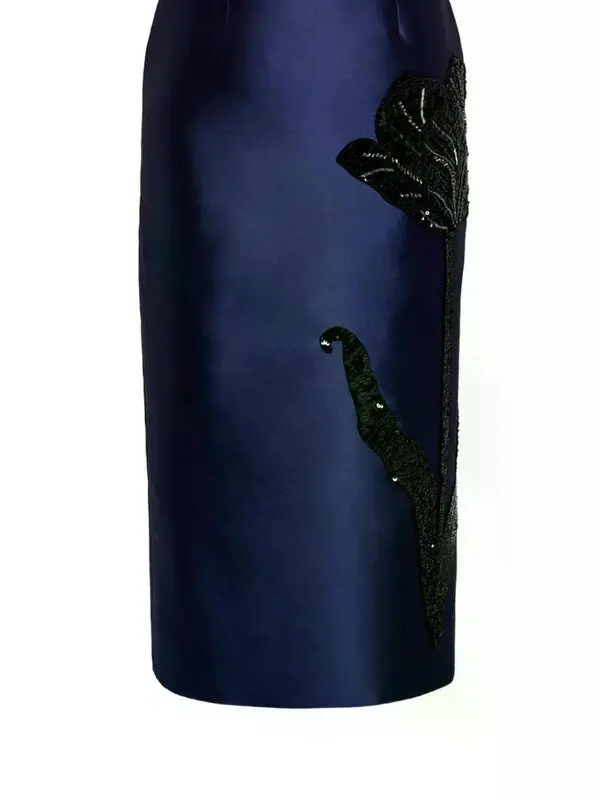 Erdem Mikado Boat-neck Midi Dress