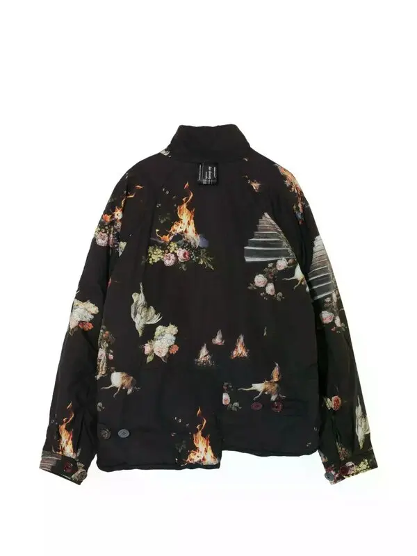 Undercover Graphic Print Asymmetric Jacket