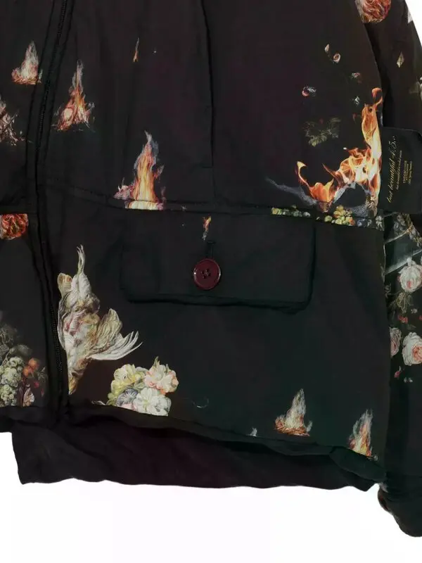 Undercover Graphic Print Asymmetric Jacket