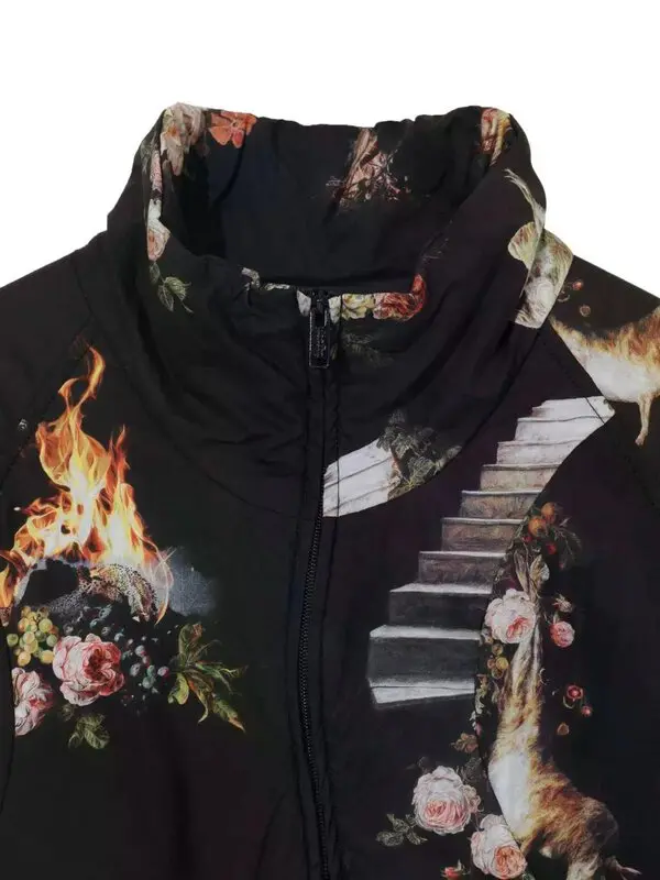 Undercover Graphic Print Asymmetric Jacket