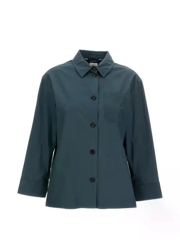 Max Mara Chest Patch Pocket Shirt - Grey