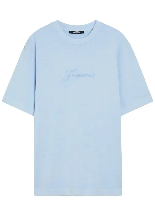 Jacquemus Le Tshirt Pigmento Cotton T-shirt - Blue