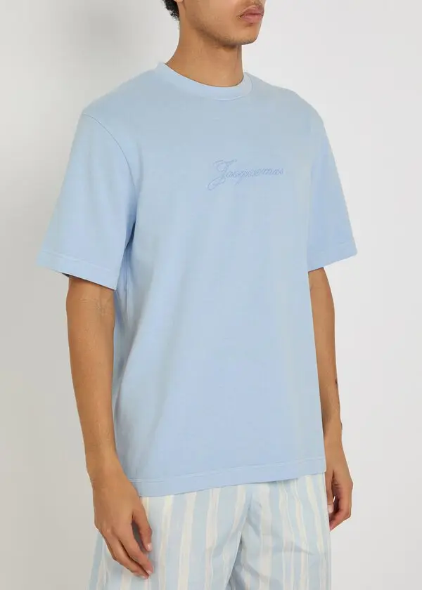 Jacquemus Le Tshirt Pigmento Cotton T-shirt - Blue