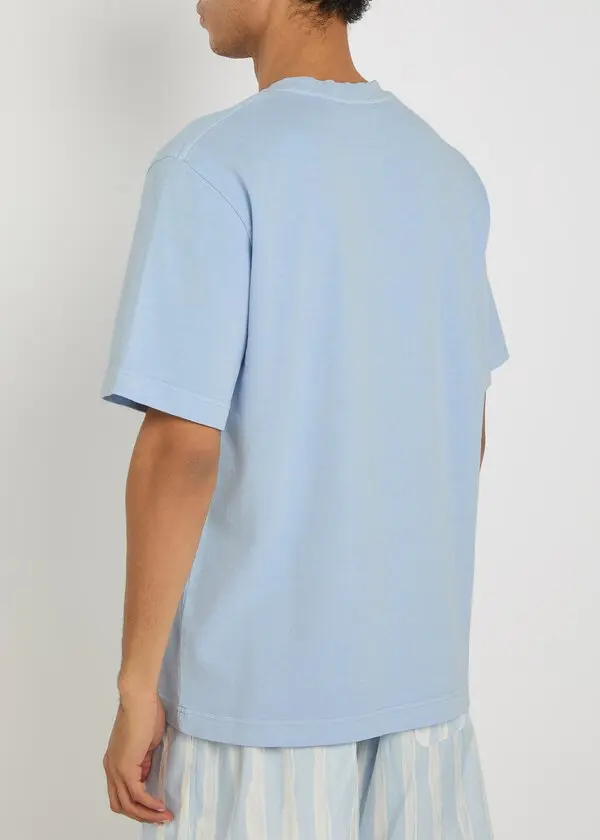 Jacquemus Le Tshirt Pigmento Cotton T-shirt - Blue