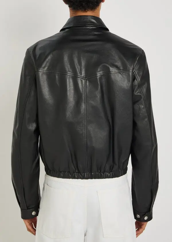 LEMAIRE Leather Biker Jacket