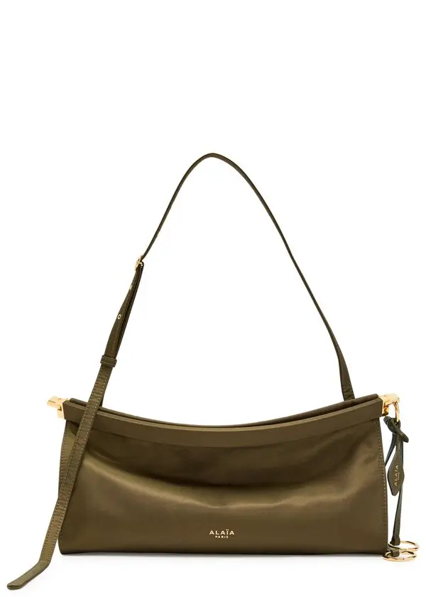 Alaïa Le Click Nylon Shoulder Bag - Brown