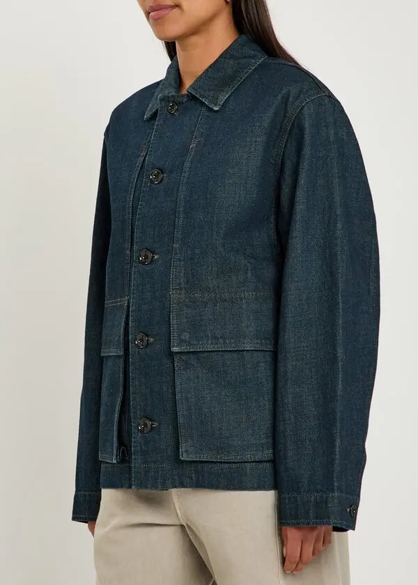LEMAIRE Boxy Denim Overshirt - Indigo