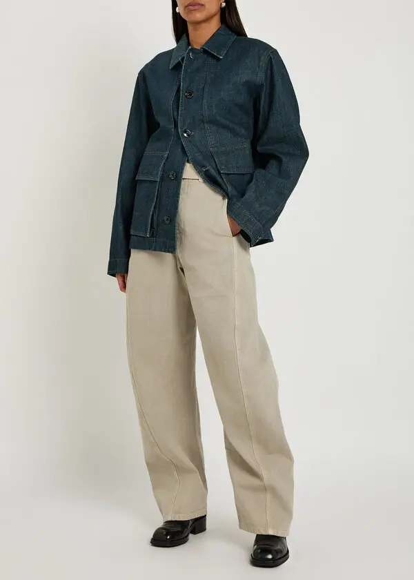 LEMAIRE Boxy Denim Overshirt - Indigo