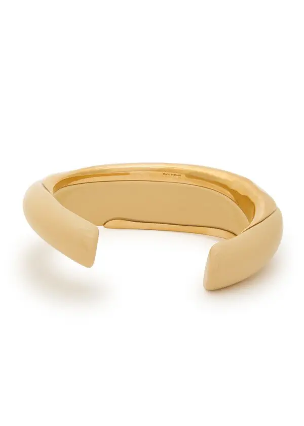 Chloé Glaze Resin And Brass Bracelet - Gold
