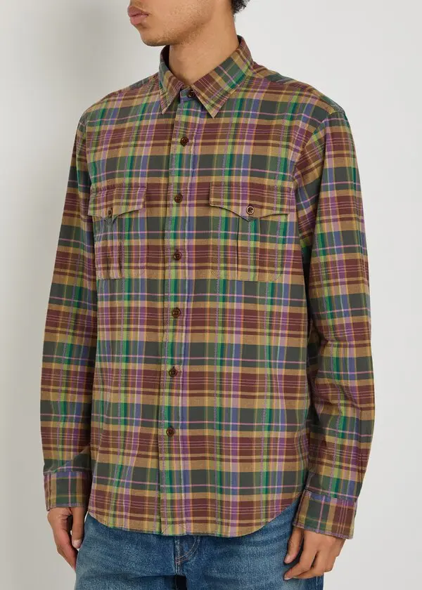 Polo Ralph Lauren Plaid Cotton Shirt - Brown