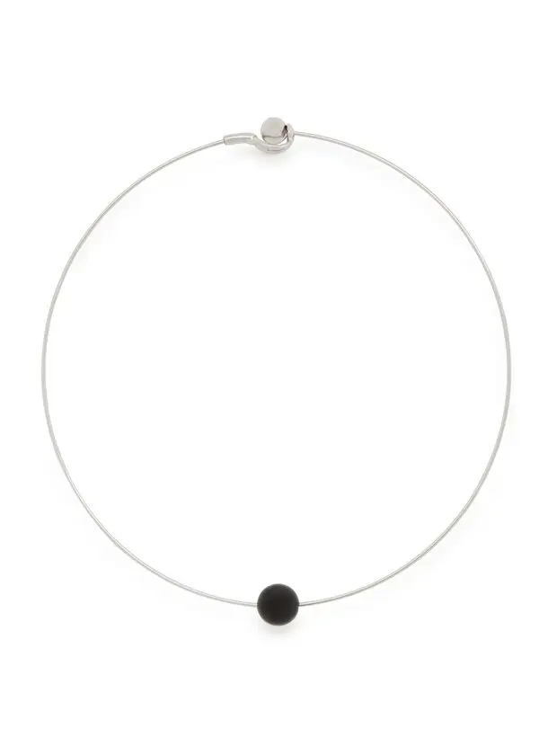 LEMAIRE Bead Embellished Choker - Black