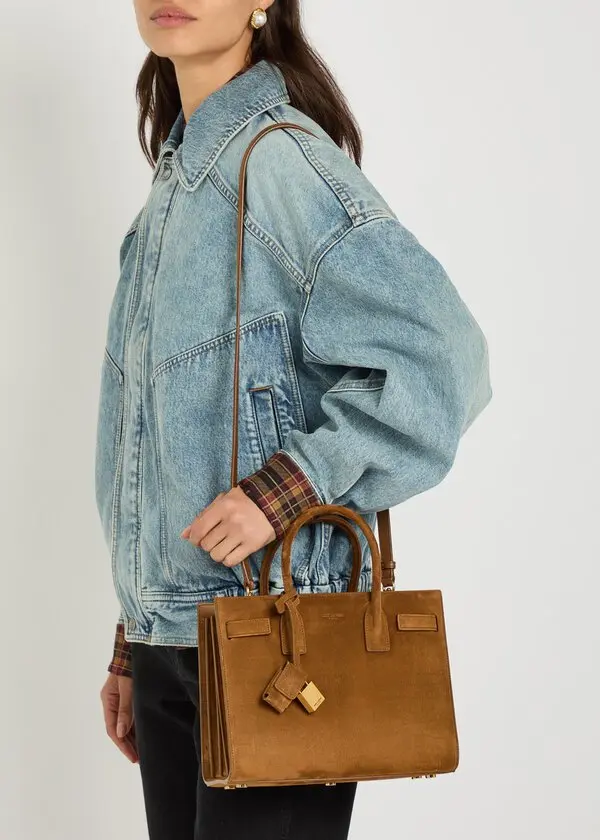 Saint Laurent Sac De Jour Top Handle Bag - Orange