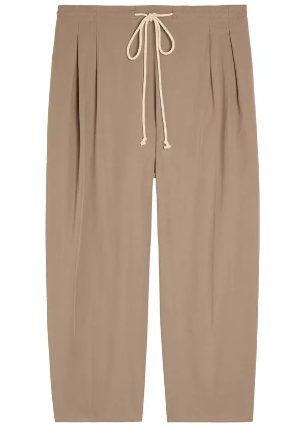 Maria Mcmanus Barrel-leg Cotton-poplin Trousers