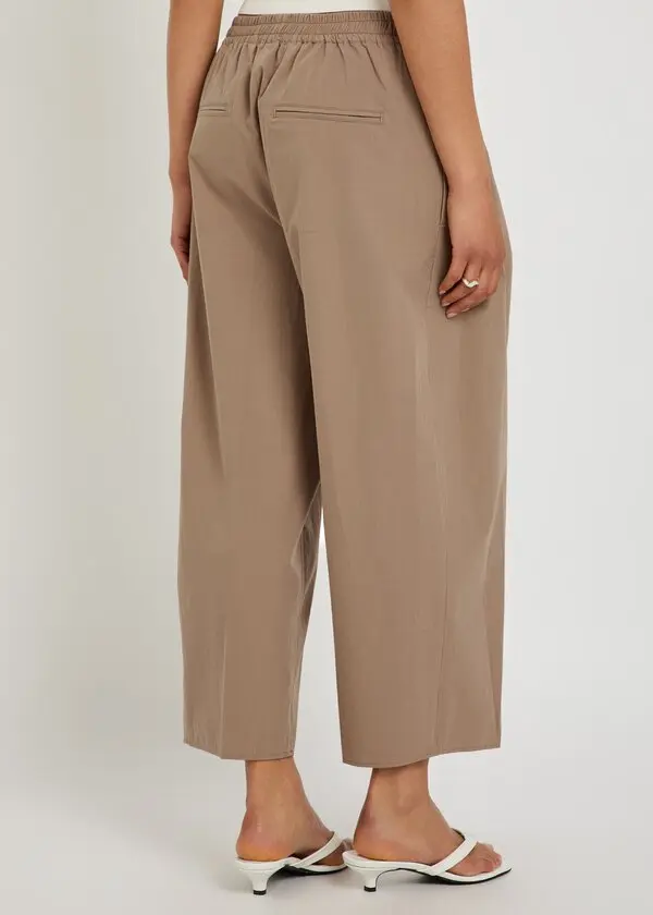 Maria Mcmanus Barrel-leg Cotton-poplin Trousers