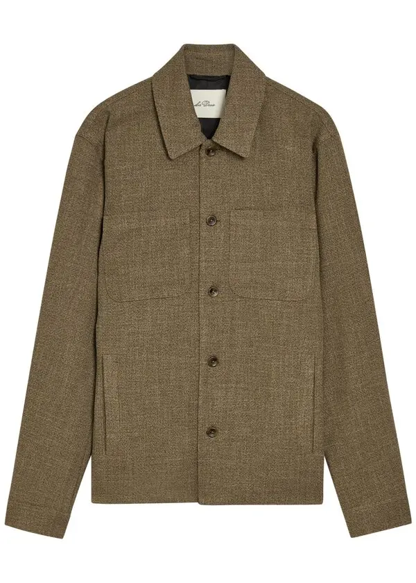 LES DEUX Marseille Woven Jacket - Khaki