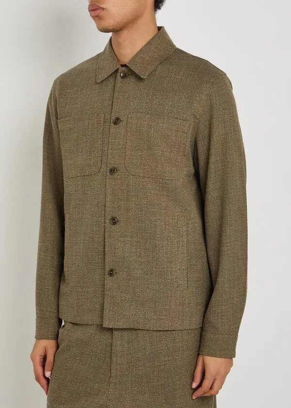 LES DEUX Marseille Woven Jacket - Khaki