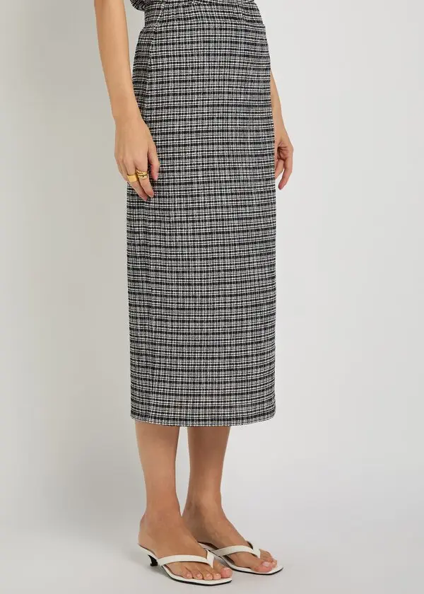 Vince Shirred Midi Skirt