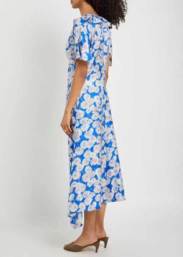 Stella McCartney Floral-print Silk Midi Dress