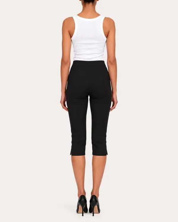 Azeeza Shreya Charmeuse Capri Pants