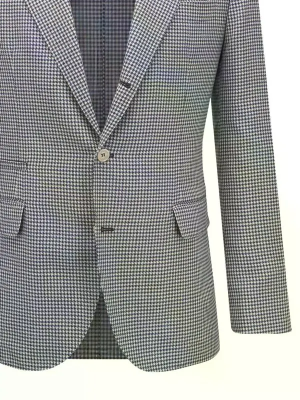 Brunello Cucinelli Houndstooth Button Blazer