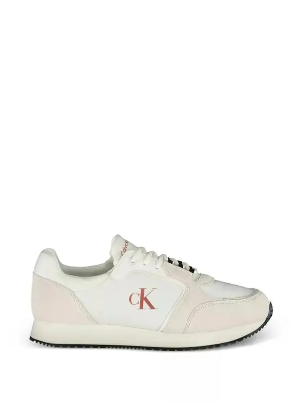 Calvin Klein Suede Panelled Logo-print Sneakers