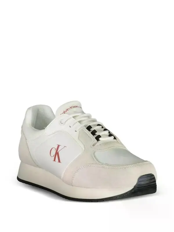 Calvin Klein Suede Panelled Logo-print Sneakers