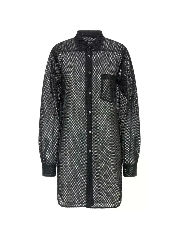 Comme Des Garçons Mesh Long Shirt